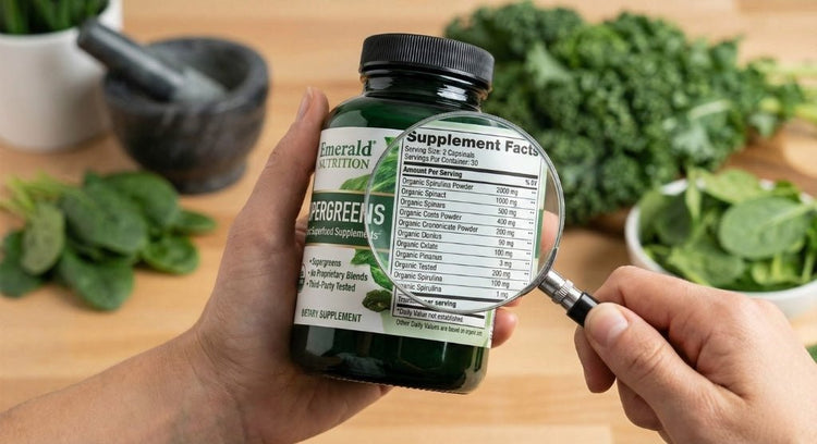 How to Read Supplement Labels (And Spot the Red Flags) – Emerald Nutrition
