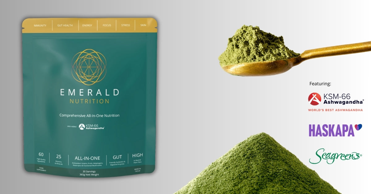Emerald Nutrition | Greens Powder Blend | Multivitamin | All-In-One